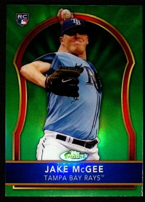 Jake McGee - 2011 Topps Finest #90 Green Refractor #117/199 - Rookie Card - Rays | eBay