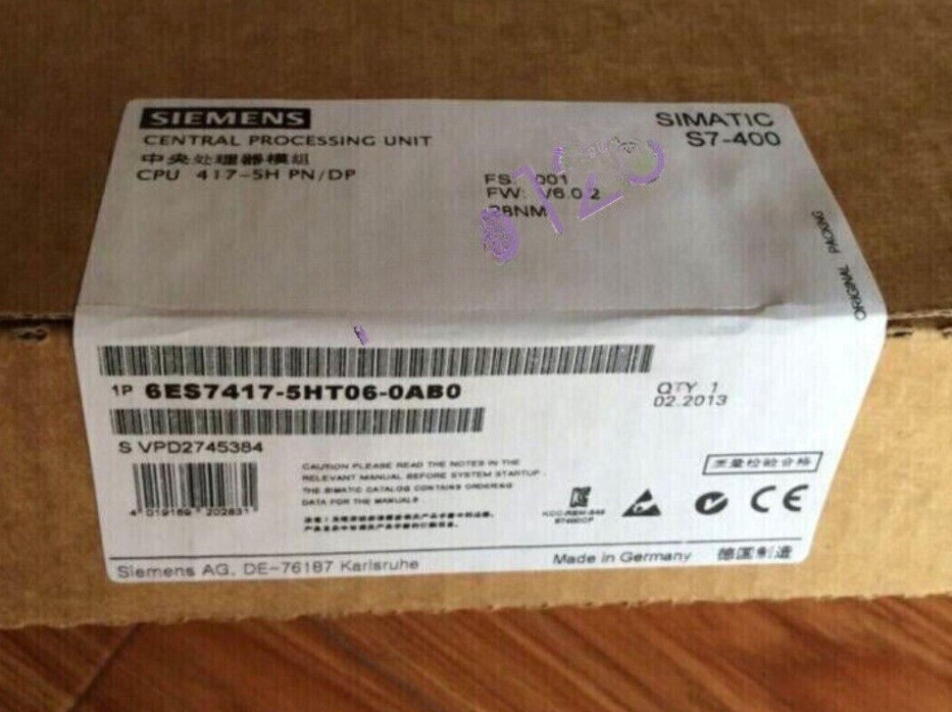 New Siemens SIMATIC S7-400H CPU 417-5H 6ES7417-5HT06-0AB0 6ES7 417 ...
