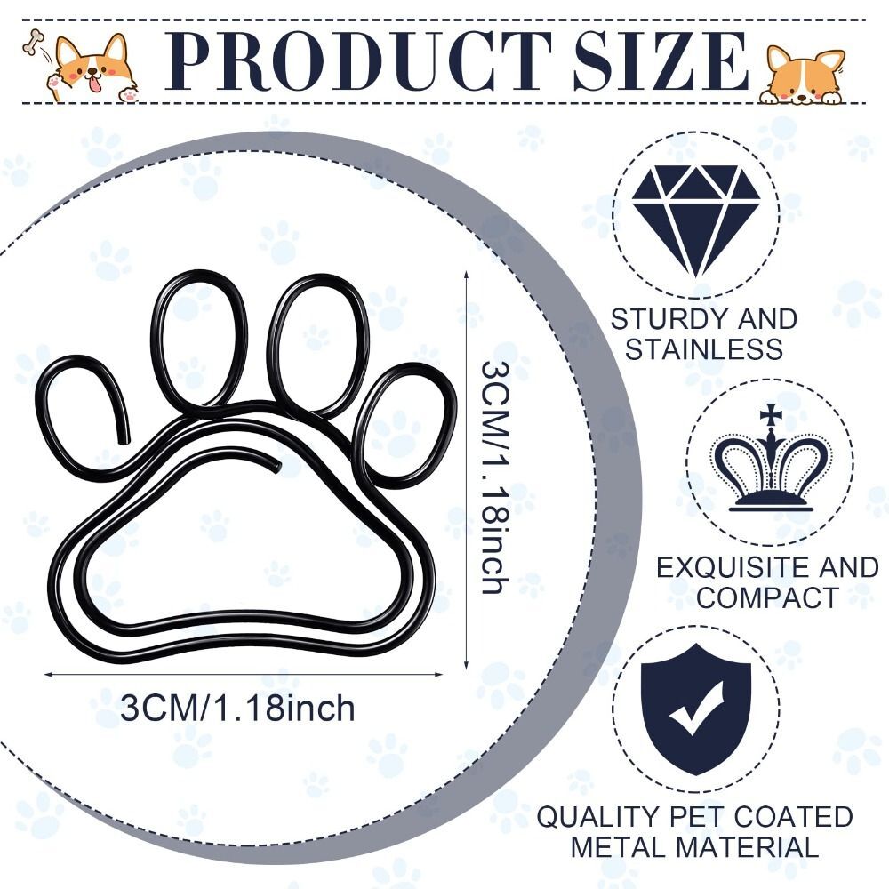 Special-shaped Cat Claw Paper Clip Cat Claw File Folder Shool&Office ...