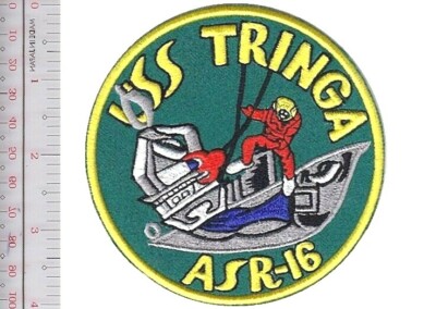 US Navy USN USS Tringa ASR-16 Chanticleer Class Submarine Rescue Ship ...