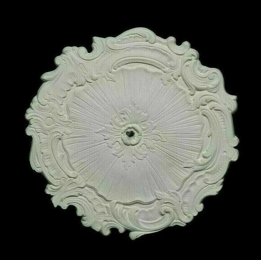 Ornate Swirl Plaster Ceiling Rose Rosette Medallion Brand New CCR-19P ...