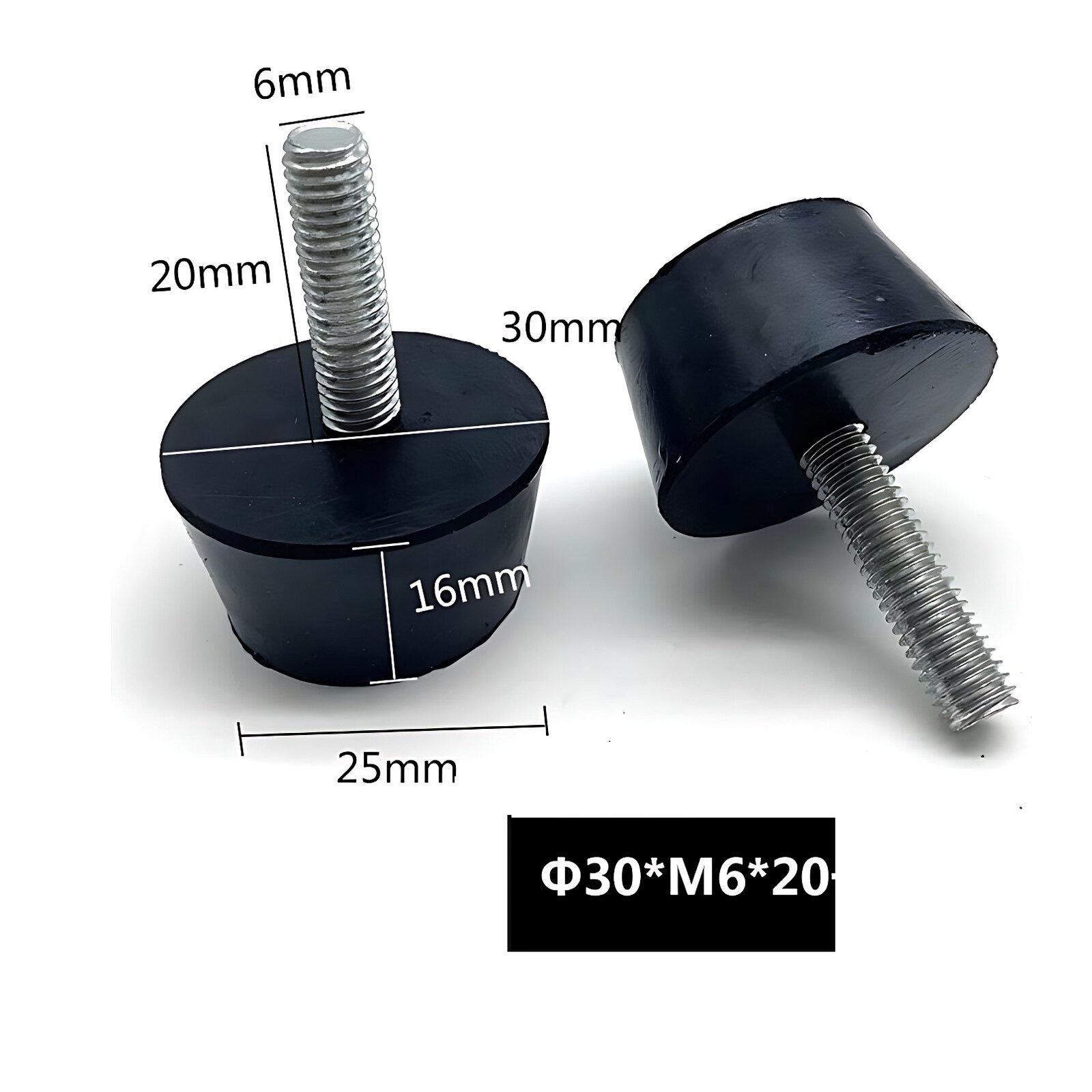 Rubber Adjustable Feet Leg Screw Leveling Foot Machine Furniture Feet ...