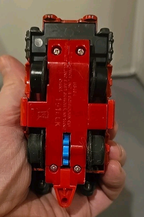 GeoTrax Remote Control Train Workin Town Railway W Coal Car red car ...