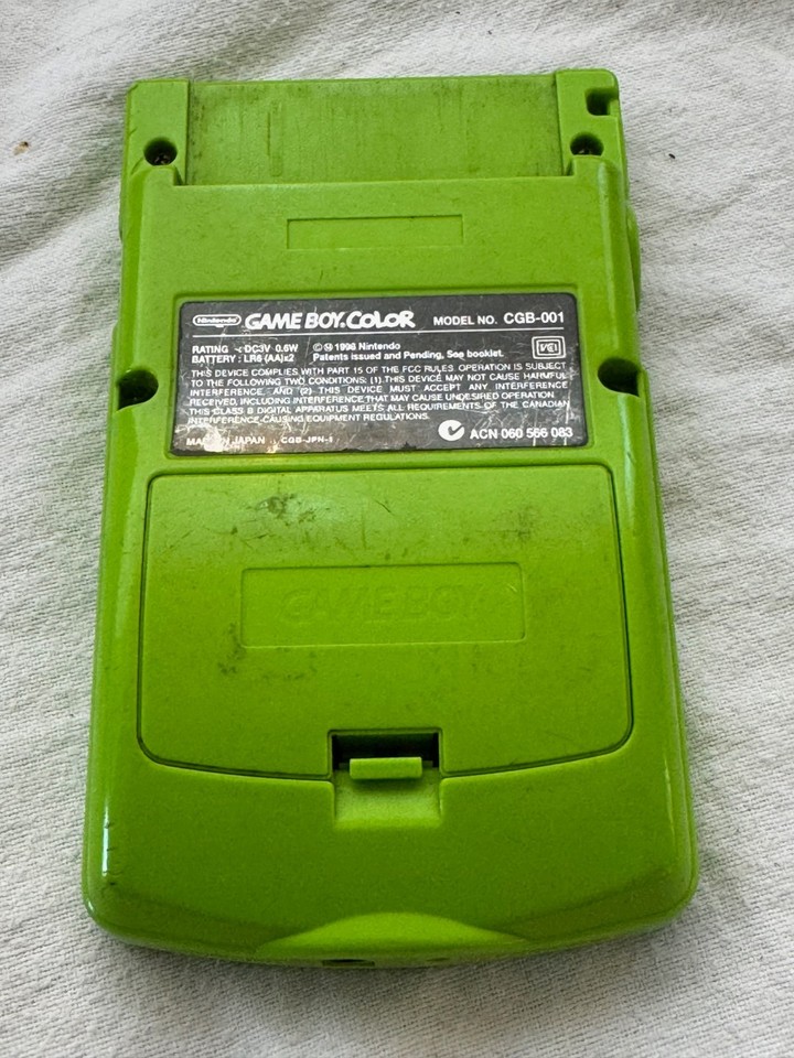 Nintendo Game Boy Color Green Console | eBay