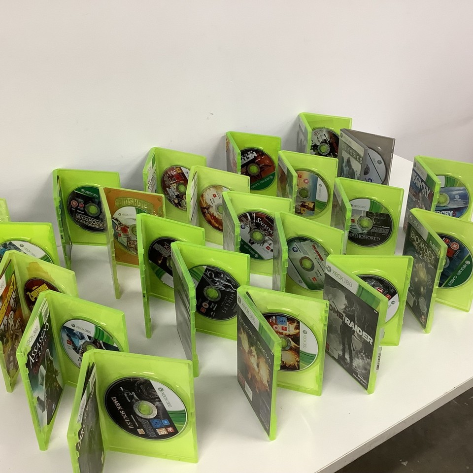 Assorted Lot of 22x XBOX 360 Video Games in Case (148) #304 | eBay ...