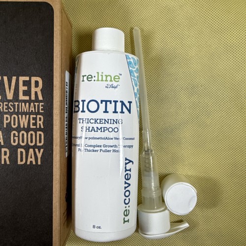 Re:line Biotin Thickening Shampoo Natural B ReCovery For Hair Loss NEW ...