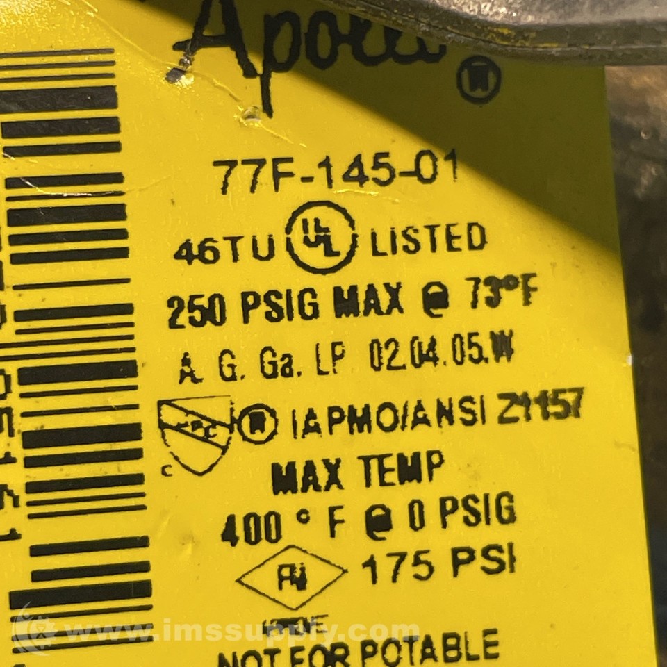 Apollo 77F-145-01 2 Piece Ball Valve Box of 10 3925 | eBay