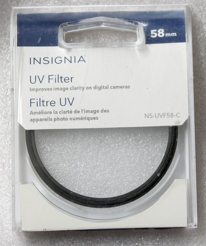 INSIGNIA DIGITAL CAMERA 58MM UV FILTER - NS-UVF58-C | eBay