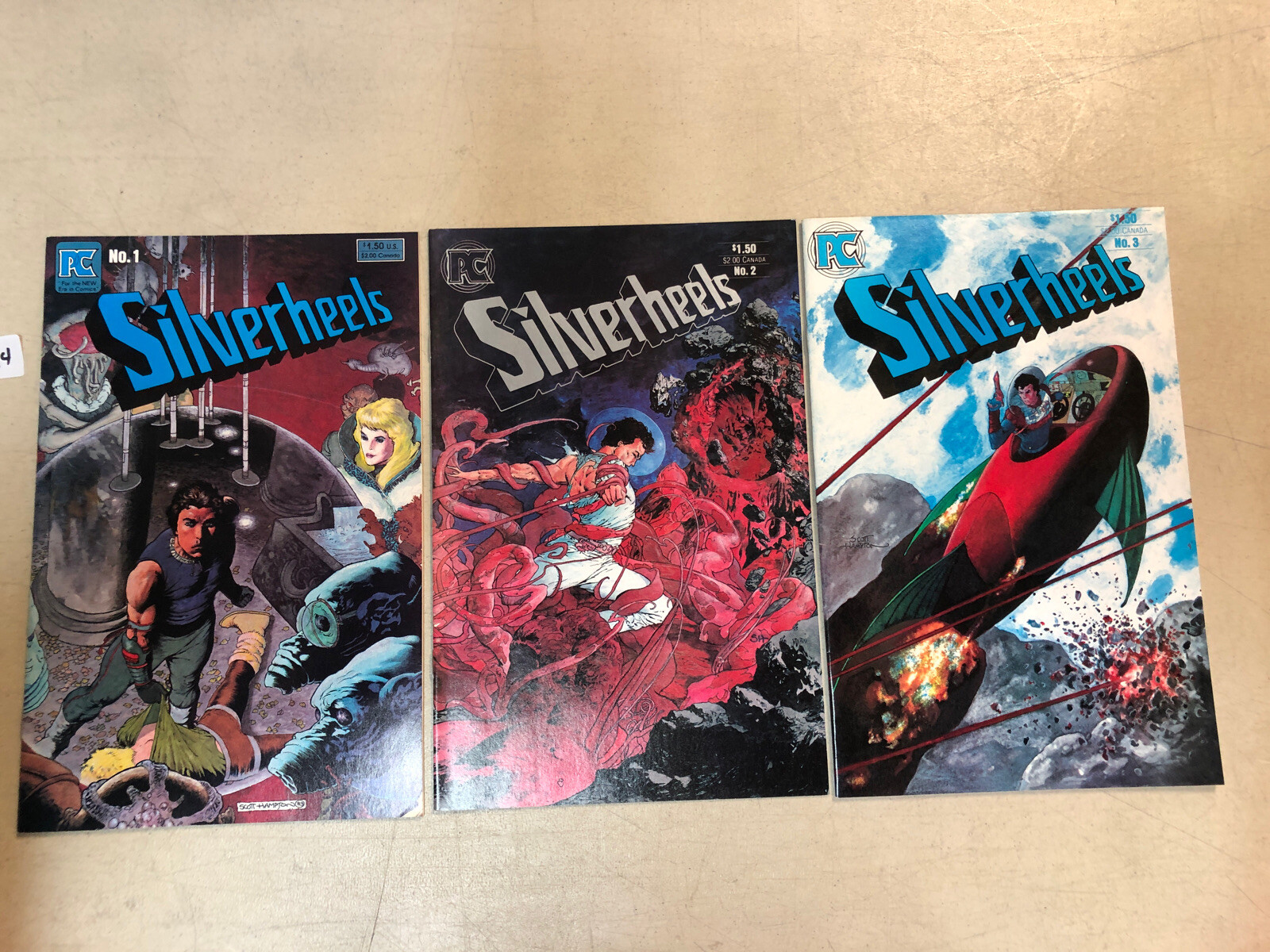 Silverheels (1983) #1 2 3 1-3 (VF/NM) Complete Set Scott Hampton art ...