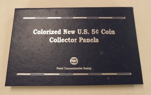 Colorized New US 5¢ Coin Collectors Panels Postal Commemorative Society ...