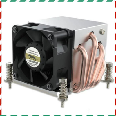 For LGA 2011 Square CPU 2U cooler Fan Motherboard 150w 2100-6800RPM PWM ...