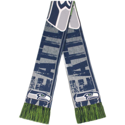 Seattle Seahawks Scarf - Printed Big Logo - Winter Neck Double Sided ...