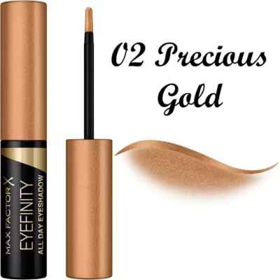 Max Factor Eyefinity All Day Liquid Eyeshadow Precious Gold 02 | eBay UK