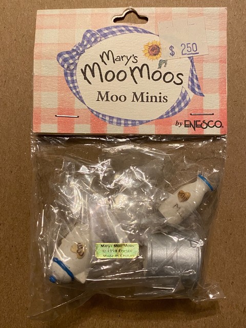 Mary’s Moo Moos - Moo Minis - Milk Set of 4 - 1994 Enesco 131016 for ...