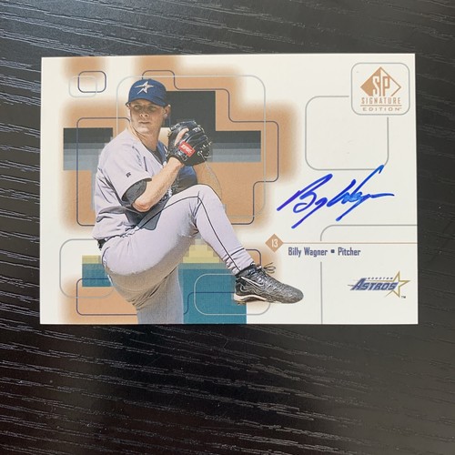1999 SP Signature Edition Autograph #BWA Billy Wagner On Card Auto ...