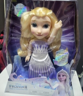 Frozen 2 Magic in Motion Queen Elsa Princess, Fairy & Magic 14" Doll ...