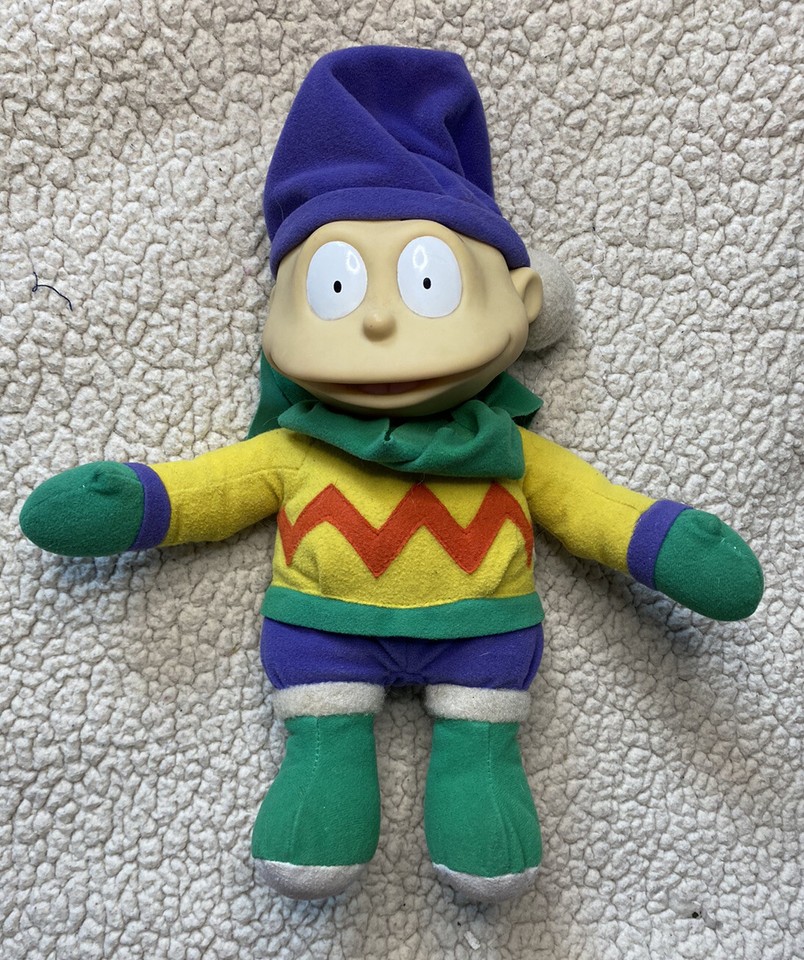 1998 Mattel Rugrats Tommy Pickles Plush Winter Fun Doll 12” Scarf Hat ...