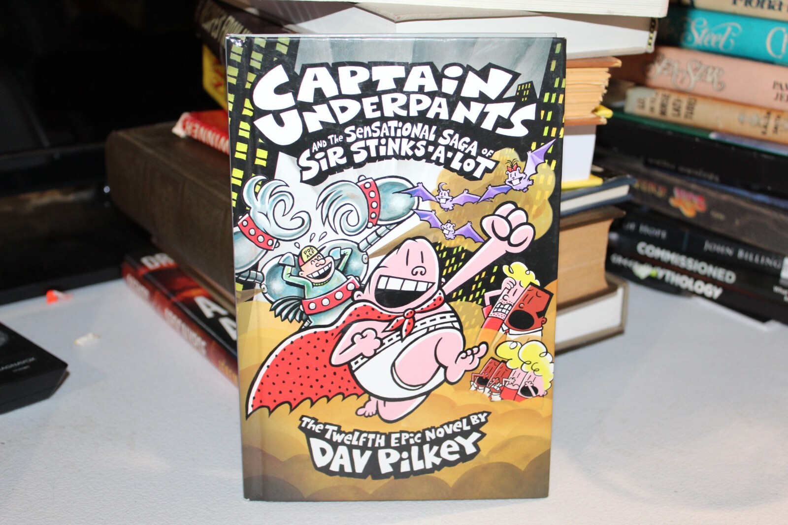 Captain Underpants and the Sensational Saga of Sir Stinks-A-Lot ...