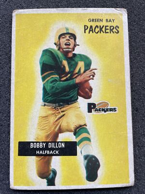 1955 Bowman - #122 Bobby Dillon (RC) Hall Of Fame - Green Bay Packers ...