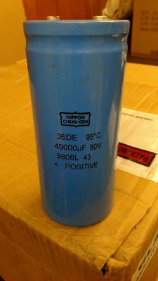 49000uF 60V Large Can Electrolytic Aluminum Capacitor 60VDC 95C UIC ...