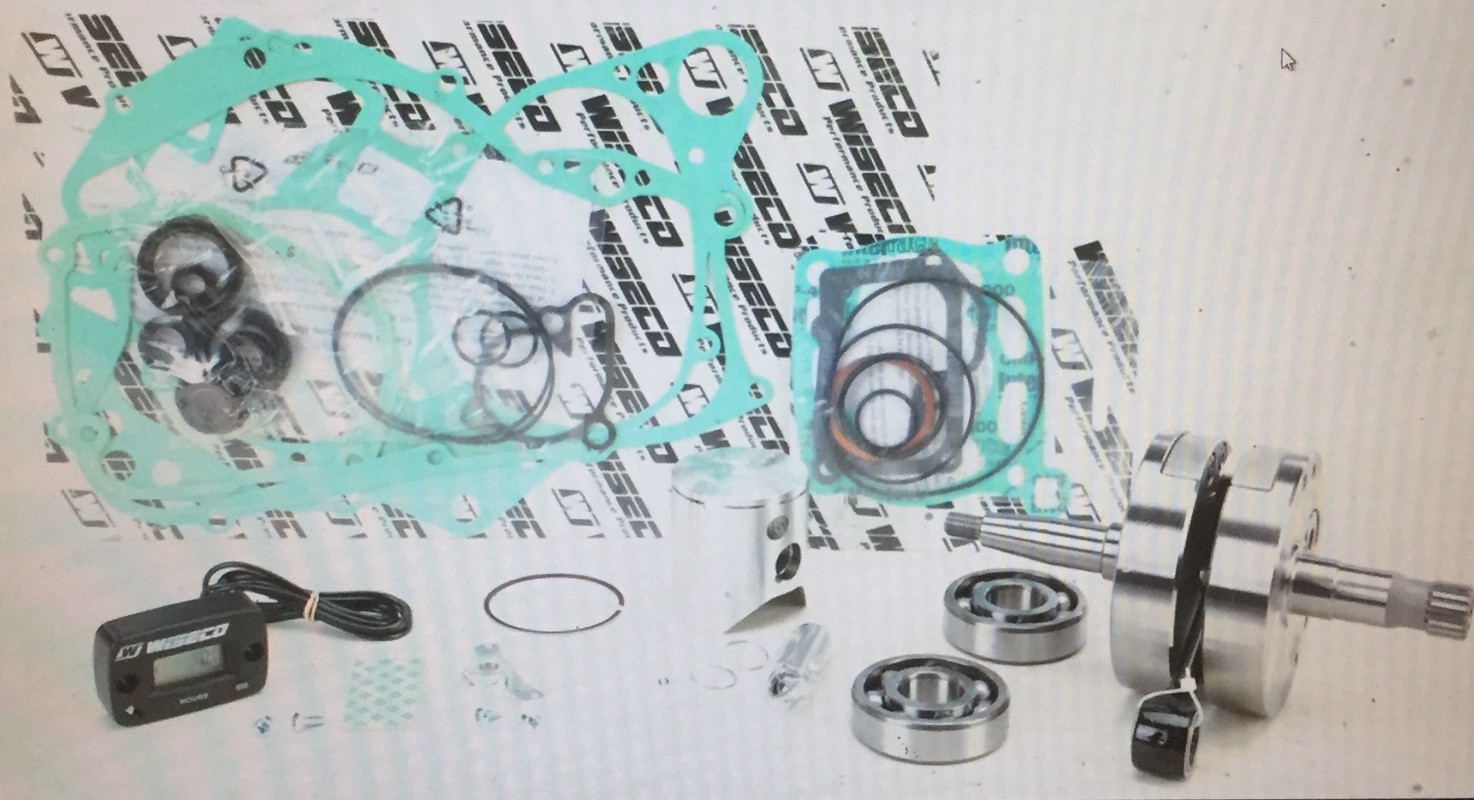 HONDA CR250 92-96 WISECO COMPLETE ENGINE KIT CRANK PISTONS 66.40 PWR101 ...