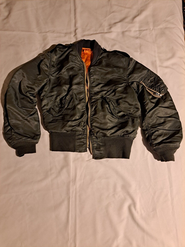 VIET NAM FLIGHT JACKET L-2B. ORANGE SILK LINING, | eBay