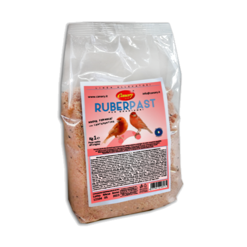 CANARY RUBERPAST - Pastone morbido per Canarini a fattore rosso con ...