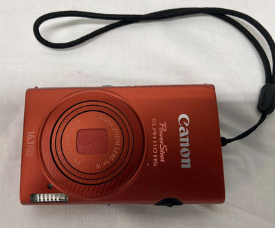 Canon PowerShot ELPH 110 HS Digital Camera Red UNTESTED 16.1MP RED NO ...