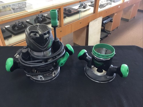 Hitachi Metabo M12VC 2-1/4 HP Variable Speed Fixed Base Router & Plunge ...