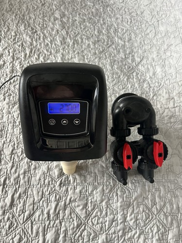 Fleck 5800 SXT Water Softener Digital Valve Head + 2 Bypass Valves ...