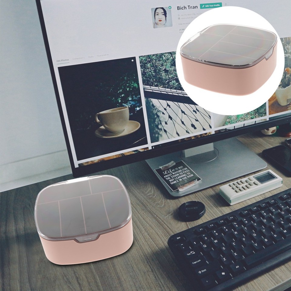 Cable Storage Case Digital Accessories Organizer Desktop Cord Storage ...