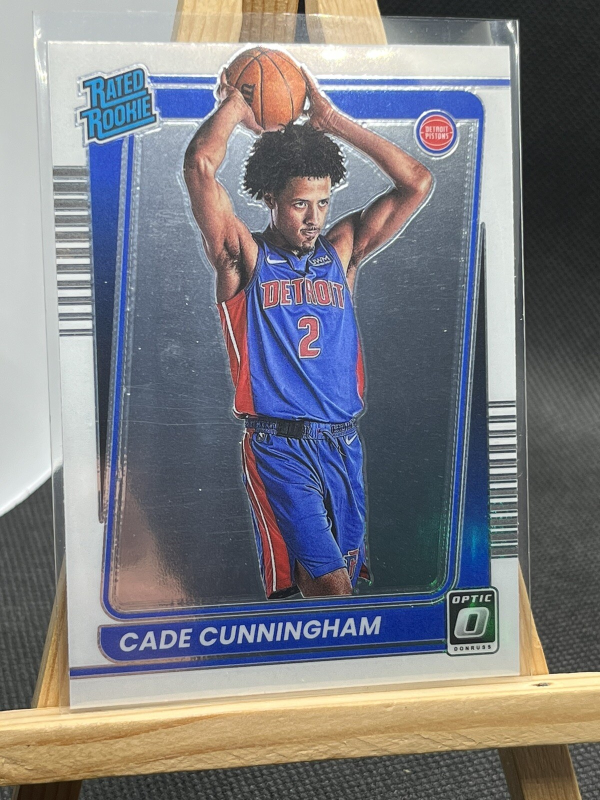 2021-22 Donruss Optic Cade Cunningham Rated Rookie Card Detroit Pistons ...