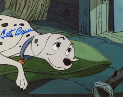 CATE BAUER SIGNED 8x10 PHOTO VOICE OF PERDITA 101 DALMATIANS DISNEY ...