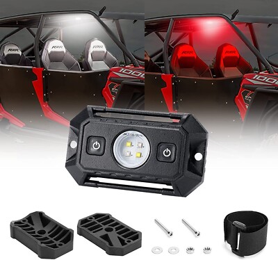 Dynamic LED - LED Dome Light **Red / White dome light** (2 buttons) | eBay