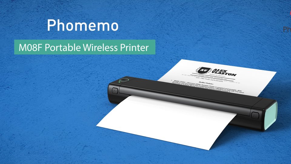Phomemo M08F A4 Bluetooth Portable Thermal Printer -Android iOS Phone ...