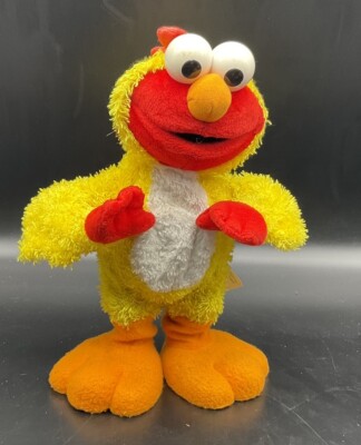 Sesame Street Chicken Dance Elmo Toy 2001 Fisher Price Mattel Dances ...