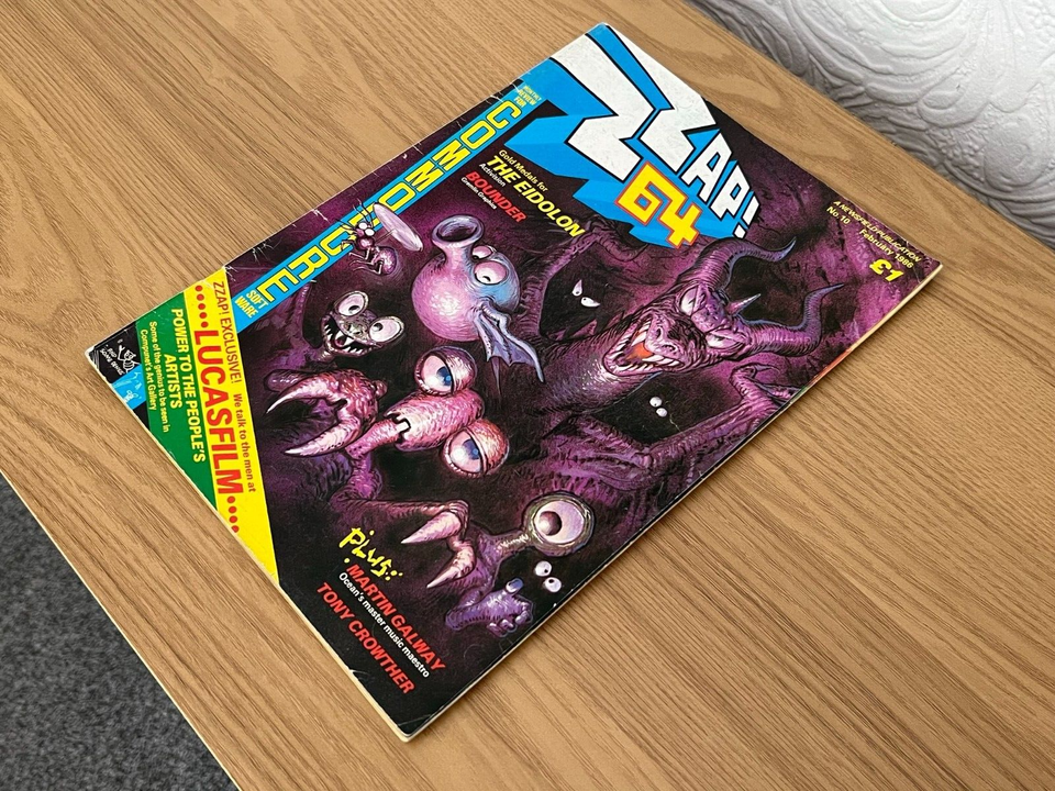 Zzap! 64 Issue No.10 Feb. 1986 Commodore 64 Magazine -👽👾Retro Gift Idea ...