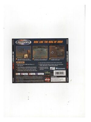 Max Hofman Pro BMX PS1 Playstation 1 ARTWORK ONLY Authentic | eBay