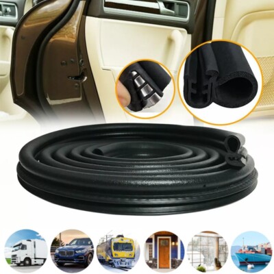 Car Door Trim Edge Strip Lock Guard Moulding Rubber Seal U Shape W ...