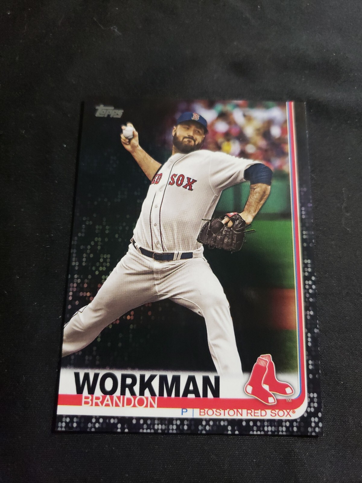 2019 Topps Series 2 Brandon Workman Black Parallel 45/67 Red Sox #378 ...