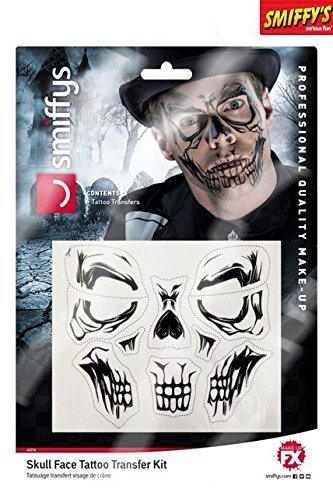 Skeleton Face Tattoo