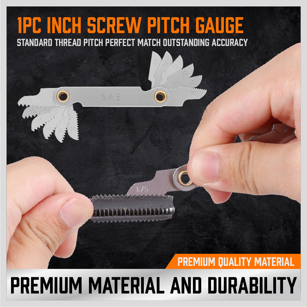 40 Pcs Master Tap and Die Set Coarse and Fine Threads Tools SAE Inch ...