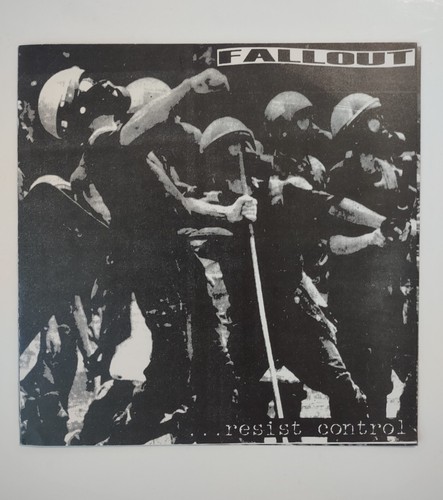 Fallout Resist Control 7" Red Vinyl Record Hardcore Rock Punk | eBay