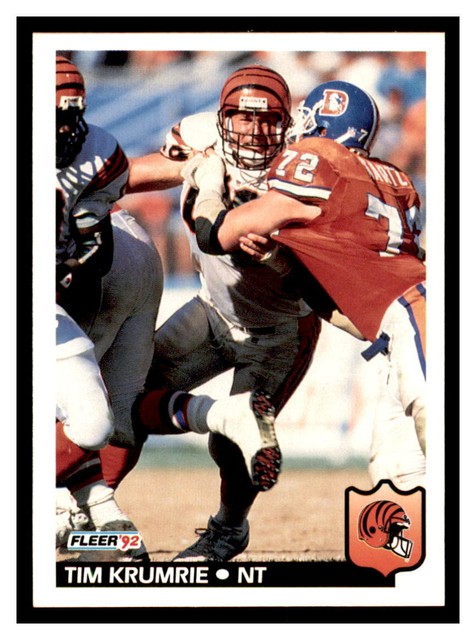 1992 Fleer - #60 Tim Krumrie for sale online | eBay