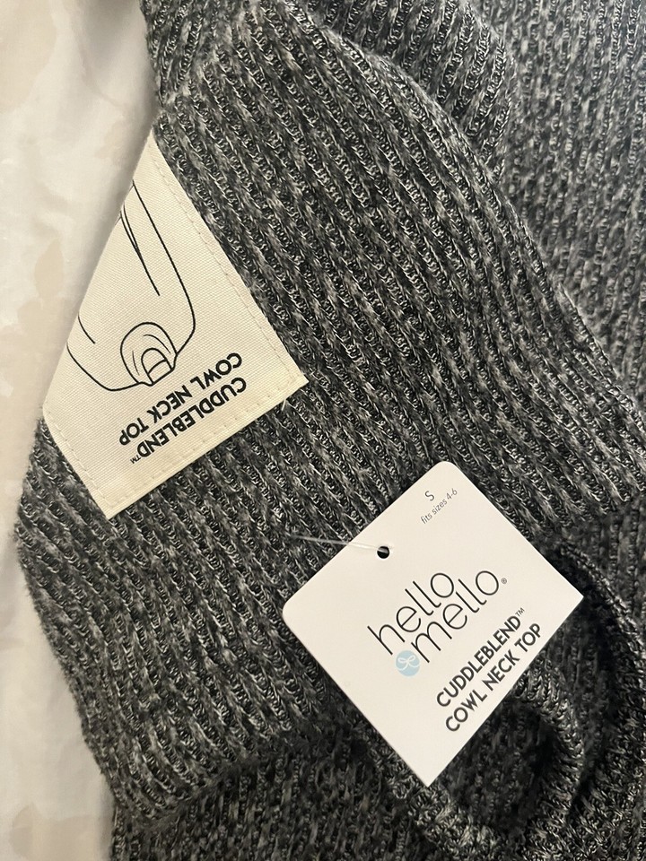 nwt hello mellow cowl turtleneck small | eBay