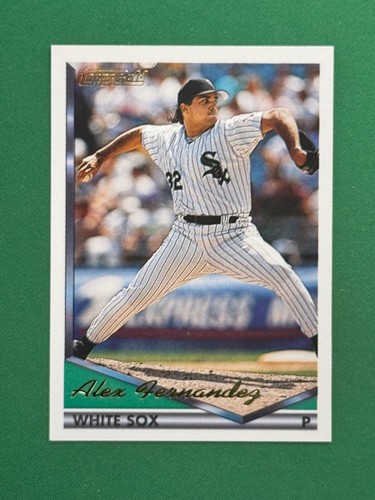 1994 Topps Series 2 Baseball Alex Fernandez #599 Topps Gold Parallel | eBay