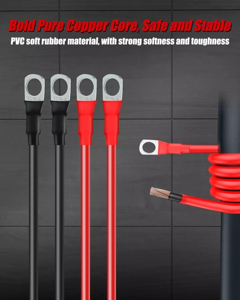 Battery Jump Post Kit, Waterproof Remote Battery Jumper Terminals W ...