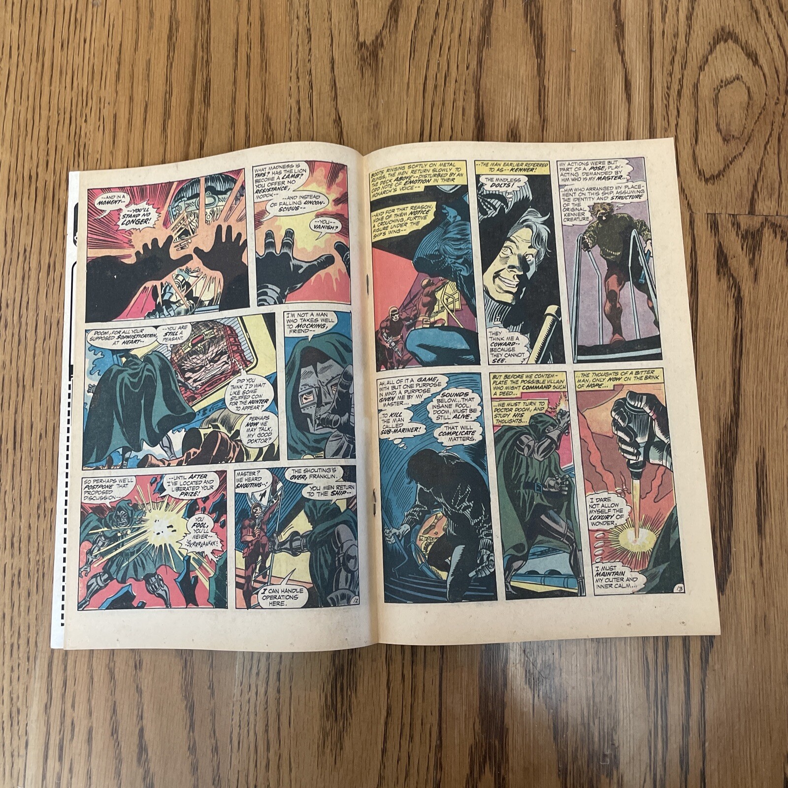 Sub-Mariner #49 (Marvel 1972) Gene Colan, Early MODOK And Doctor DOOM ...