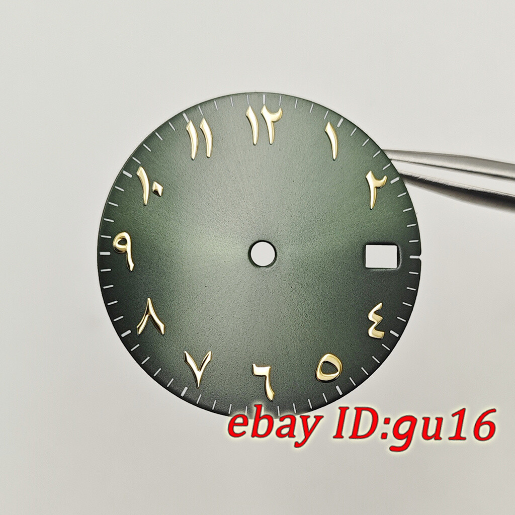 28.5mm date window sterile dial with calendar window suitable for NH35 ...