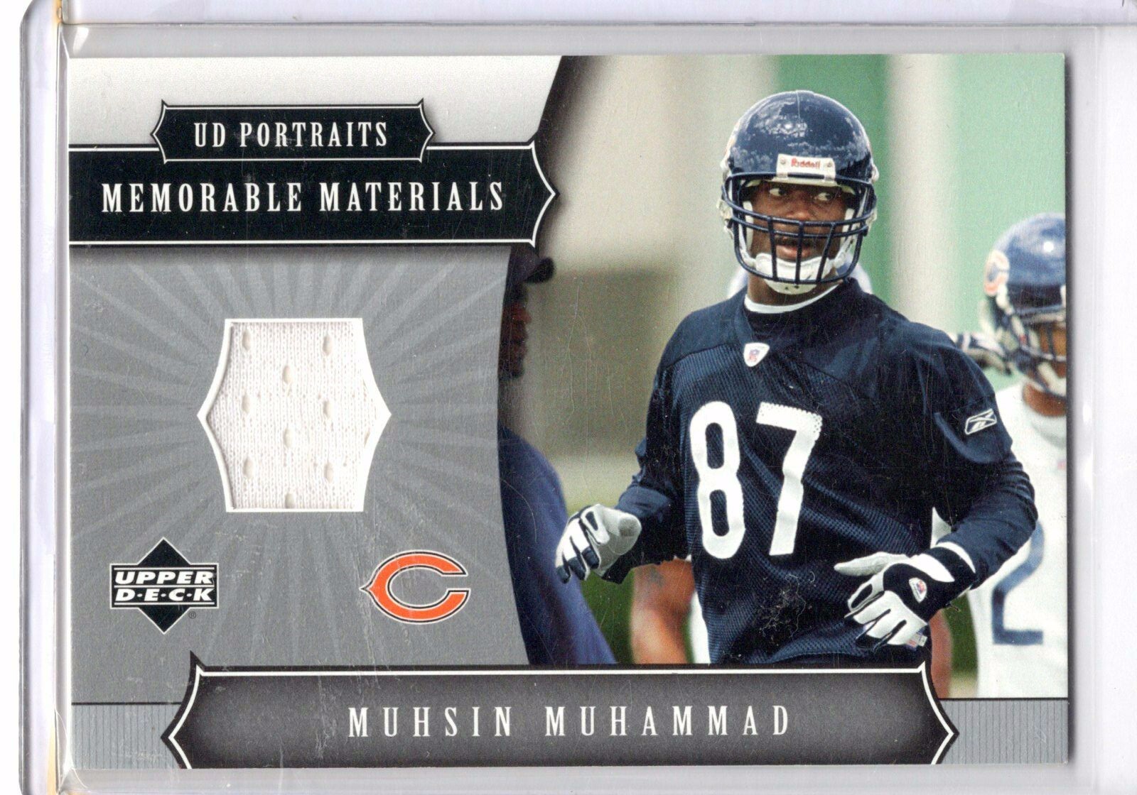 MUHSIN MUHAMMAD 2005 Upper Deck Portraits Memorable Materials | eBay
